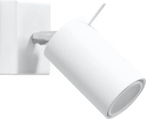 Sollux Lighting Nástěnné svítidlo RING bílé