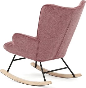 Houpací křeslo AK-373 PINK2, látka, růžová (67 x 85) cm