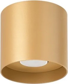 Stropní svítidlo SOLLUX MIKA zlaté GU10 1x10W bez žárovky SL.1283