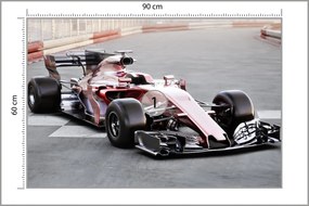 Fototapeta Vůz F1 Na Startovní Čáře Hladký vinyl 135x90