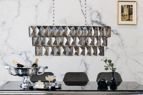 Designový lustr Gadiel 88 cm šedý