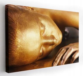 YESTU Obraz na plátně 120x80cm,3D efekt, zlatá žena