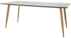 Polar jídelní stůl 180x90 cm (černá / natur)
