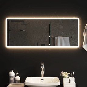 vidaXL Koupelnové zrcadlo s LED osvětlením 100x40 cm