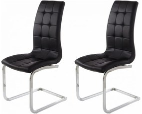 Danish style Jídelní židle Brune (SET 2 ks), černá