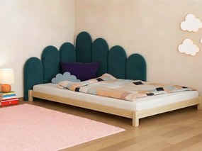Nástěnný čalouněný panel ve tvaru oblouku Zvolte barvu: Krémová, Zvolte rozměr: 20x50 cm, Uchycení na zeď: Bez uchycení (možnost použití lepidla)