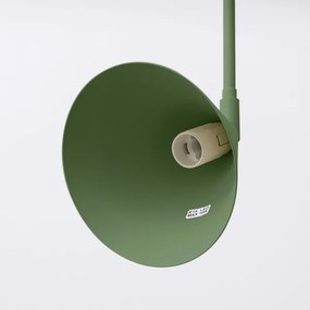 Sollux SL.1700 - Nástěnná lampa NOX 1xE14/10W/230V zelená
