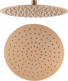 Sapho - Hlavová sprcha Slim, průměr 30 cm, matná měď MS573PG