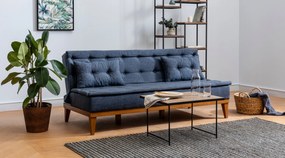 Atelier del Sofa 3-místná pohovka Fuoco - Dark Blue, Tmavá Modrá