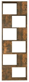 Petromila Knihovna / dělicí stěna kouřový dub 60x24x186 cm