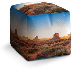 Sablio Taburet Cube Skály v poušti 2: 40x40x40 cm