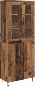 Vysoký bufet Staré dřevo 69,5 x 34 x 90 cm Kompozitní dřevo 3402692