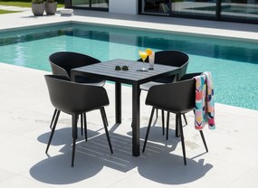 Nábytek Texim Elegantní zahradní nábytek - Viking M + 4x židle RIKKE