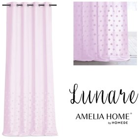 Záclona AmeliaHome Lunare I růžová