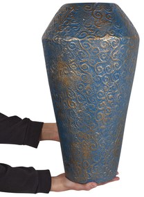 Keramika Dekorativní váza 53 Zlatá MASSA Beliani