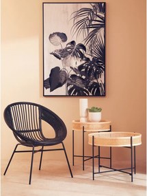 Ratanový kulatý konferenční stolek v přírodní barvě ø 60 cm Depok – Premier Housewares
