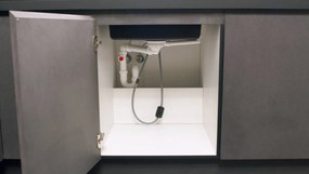 Hansgrohe Zesis M33, páková kuchyňská baterie 150, vytahovací sprška, 2jet, černá matná, HAN-74800670