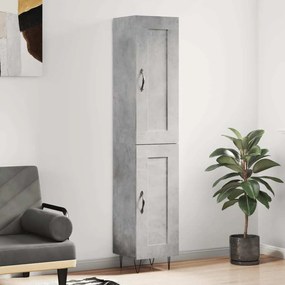 vidaXL Skříň highboard 34,5 x 34 x 180 cm kompozitní dřevo [3200482] Barva: Betonová šedá