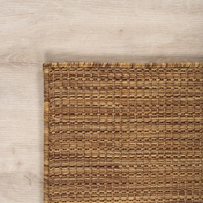Hnědý kulatý vnitřní a venkovní koberec ø 160 cm Mira 1450 – Ayyildiz Carpets