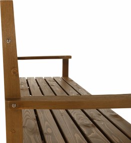Zahradní lavička, hnědá, 150cm, AMULA