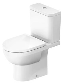 Duravit No.1 - Stojící WC kombi, Rimless, bílá 21830900002