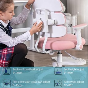 Dětská rostoucí židle NEOSEAT KIDDY THREE růžová