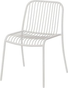 Světle šedá kovová zahradní židle Yua Wire – Blomus