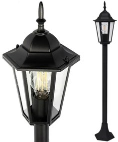 Venkovní lampa 1xE27/20W/230V IP43 96,5 cm černá