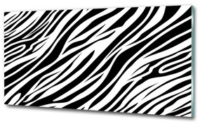 Wallmuralia Foto obraz sklo tvrzené Zebra pozadí 100x50