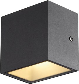 LA 1005148 SITRA S WL SINGLE venkovní LED nástěnné přisazené svítidlo, antracit, CCT switch 3000/4000 K - BIG WHITE (SLV)