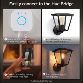 Philips - Venkovní nástěnné svítidlo INARA Hue 1xE27/7W/230V Wi-Fi IP44
