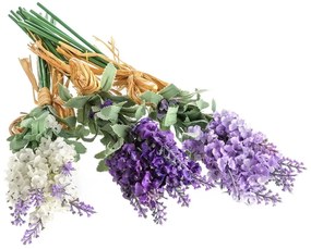 Umělé květiny v sadě 3 ks (výška 32 cm) Lavender Bouquet – Casa Selección