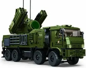 Sluban Model Bricks M38-B1252  Pantsir S1S v měřítku 1:35