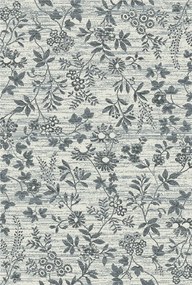 Alfa Carpets  Kusový koberec Flowers grey - 80x150 cm