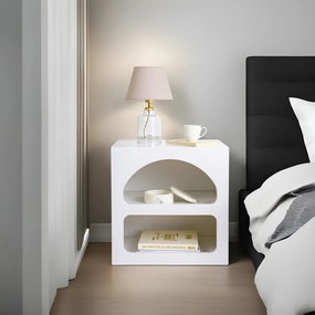 Kalune design Odkládací stolek LORIN bílý
