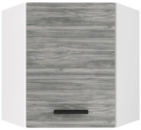 Kuchyňská skříňka Belini horní rohová 60 cm šedý antracit Glamour Wood  TOR SGN60/1/WT/GW1/0/B1