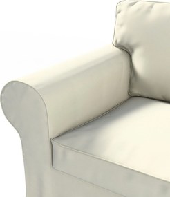 Potah na křeslo IKEA Ektorp barva krémová látka lesklé, sametová