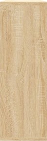 vidaXL Nástěnné police 104x20x58,5 cm kompozitní dřevo [800327] Barva: hnědý dub