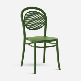 Plastová židle PLUTO olive green