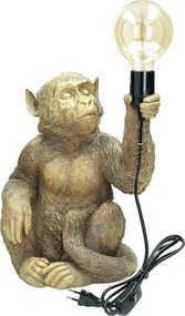Stolní lampa Gold Monkey výška 36cm