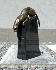 Luxusní bronzová socha - Panther