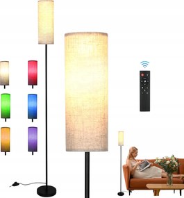 Podlahová Led Lampa Rgb 172 CM Dálkový Ovladač Aplikace Smart Life 9W Žárovka E27
