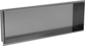 Mexen X-Wall-NR nástěnná police bez límce 90 x 30 cm, kartáčovaná šedá gun - 19E1903010