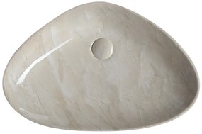 Sapho, DALMA keramické umyvadlo 58,5x14x39 cm, marfil, MM227