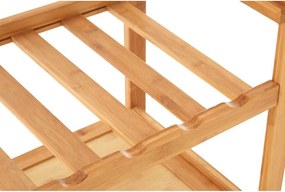 Bambusový servírovací stolek na kolečkách 41x58 cm Harlow – Premier Housewares