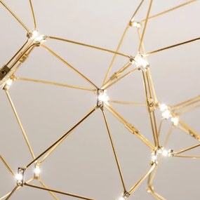 Závěsné LED svítidlo nad jídelní stůl Spectre Gold Platinum 60