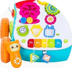 CHIPOLINO Chodítko interaktivní Little Cow Blue/Green / od 6 měsíců