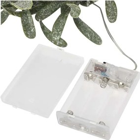 EMOS LED vánoční věnec jmelí 35cm DCTW28