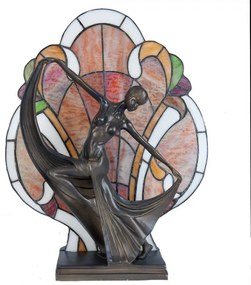 Stolní lampa Tiffany Woman – 35x15x44 cm