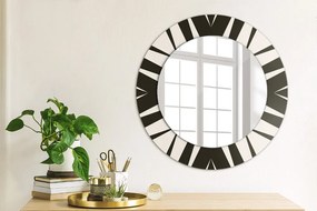 Kulaté dekorativní zrcadlo Geometrie abstrakce fi 50 cm